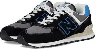 New Balance 574 Baskets Unisexes pour Adulte, Agate Noir/Bleu, 43 EU