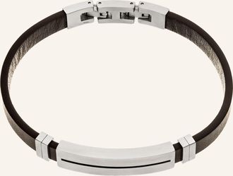 s.Oliver S.Oliver Armband Aus Echtleder braun