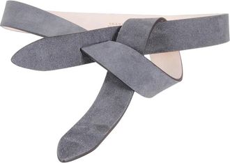 Isabel Marant ceinture à boucle embossée - Gris