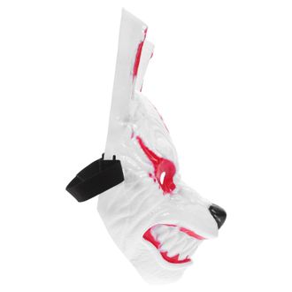 DOITOOL Realistische Wolfsmaske f&uuml;r Erwachsene Gro&szlig;e Wei&szlig;e Wolfskopf-Maske Dekorative Halloween Karnevalsmaskerade f&uuml;r Kost&uuml;mpartys Cosplay Tanz Musikfestival