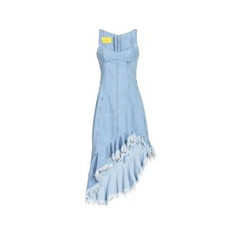 Marques Almeida Robe en jean asym&eacute;trique