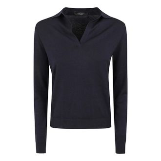 Max Mara Femme, Pulls, Bleu, Taille: 42 FR Filato Viscosa Stretch