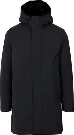 Herno Homme, Manteaux, Noir, Taille: 2XL Parka Rembourr&eacute;e &agrave; Capuche