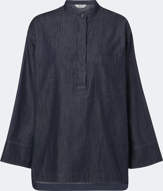 Max Mara Top aus Denim