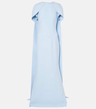 SAFiYAA Robe longue Gingko en crêpe