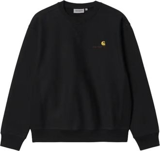 Carhartt Work in Progress American Script Sweat - - Sweatshirts & Hoodies - Herren - Schwarzk - L