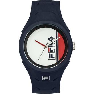 Fila Herren Filastyle Silikonuhr Blau/Wei&szlig; - - Accessories - Herren - Blau - ONE SIZE