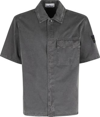 Stone Island Homme, Chemises, Gris, Taille: L Lightweight Shirt