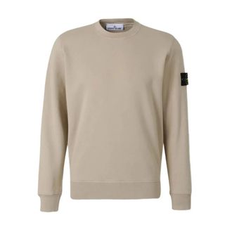 Stone Island Homme, Sweatshirts et sweats &agrave; capuche, Beige, Taille: 3XL Felpa Crewneck SweaT-shirt
