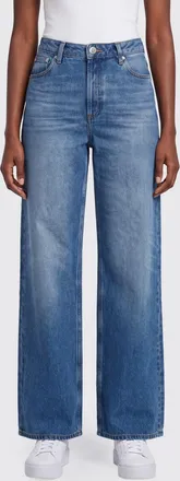 A.P.C. A. P.C. Jean large &agrave; taille haute en denim de coton &agrave; cinq poches