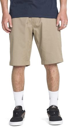 Volcom Herren Vmonty Chino L&auml;ssige Shorts, Khaki, 54 DE
