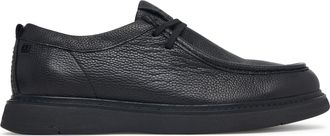 Tommy Hilfiger Halbschuhe Tommy Hilfiger Comfort Leather Moc Toe Shoe FM0FM06072 Schwarz