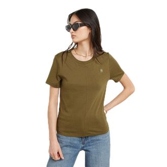 G-Star G-Star Damen Overdyed Front Seam Top, Grün (Antic Green D24499-4107-735), M