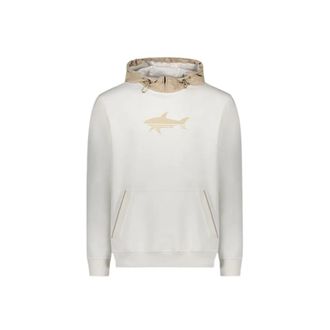 Paul & Shark Homme, Sweatshirts et sweats &agrave; capuche, Blanc, Taille: L Sweat &agrave; capuche