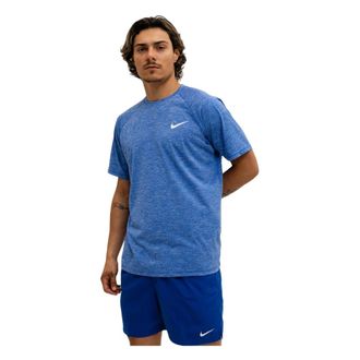 Nike Homme, Sport, Bleu, Taille: L Ensemble T-shirt dentra&icirc;nement chin&eacute; et short de bain essentiel