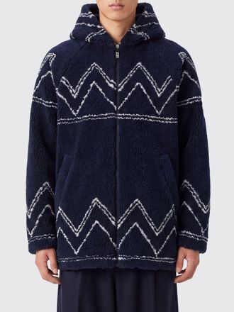 Giorgio Armani Kapuzenjacke aus Jacquard-Wollmischung in Relaxed Fit