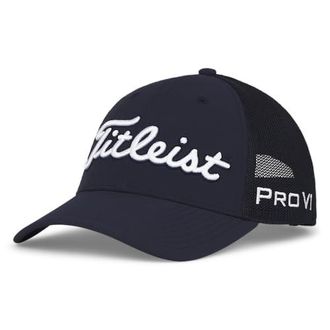 Titleist Titleist Tour Elite Cap Capuchon, Bleu Marine/Blanc, L-XL Mixte