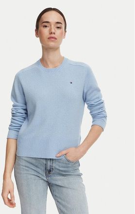 Tommy Hilfiger Pullover WW0WW51432 Hellblau Regular Fit