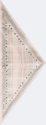 Acne Studios Foulard en satin de soie &agrave; imprim&eacute;
