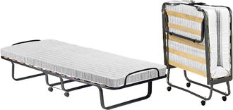 Talamo Italia Deva-Klappbett, Feldbett mit 12 Latten, inklusive Matratze, platzsparendes Kinderbett, 100% Made in Italy, 80 x 190 x 37 cm