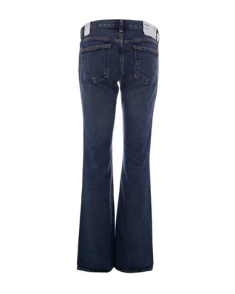 A Gold E Womens Jeans Low Rise Boot Dark Tinted Indigo Combination (dark Indigo) Regenerative Cotton