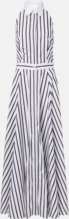 Ralph Lauren Collection Robe chemise Eldred en coton &agrave; rayures