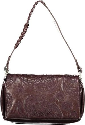 Desigual Embossed Paisley Schultertasche - - Bags - Damen - Braun - ONE SIZE
