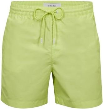 Calvin Klein Short de Bain Homme Medium Drawstring Mi-Long, Jaune (Sunny Lime), M