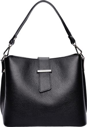 Isabella Rhea Schwarz Rindsledertasche