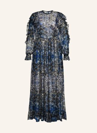 Helene Galwas Seidenkleid Becky blau