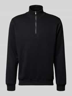 Jack & Jones Regular Fit Sweatshirt mit Troyer-Kragen Modell Bradley