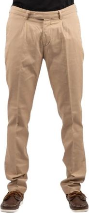 Hindustrie Homme, Pantalons, Brun, Taille: XL Posillipo Chino