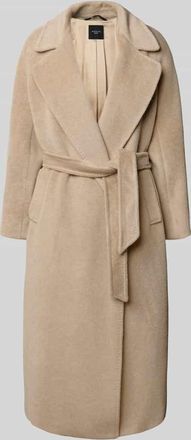 Max Mara Regular Fit Mantel aus Woll-Alpaka-Mix mit Mohair-Anteil Modell TEMPERA