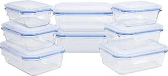 axentia Axentia Frischhaltedose aus Kunststoff und Borosilikatglas in der Farbe Transparent, Gesamtgewicht: ca. 4020 g cm, 133783