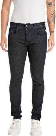 Replay Herren Jeans Anbass Slim-Fit Hyperflex Forever Dark mit Stretch, Bleu (Dark Blue 007-1), 34W / 32L