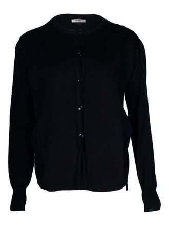 Celine cardigan &agrave; boutonni&egrave;re - Noir