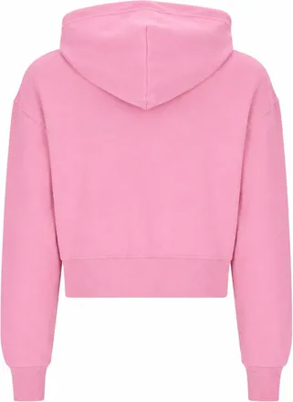 Versace Jeans Couture Cropped Cotton Sweatshirt - Pink