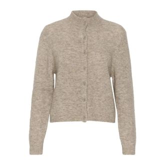 Gestuz Beige Ullcardigan Debbiegz Cardigan - - Knitwear - Damen - Beige - XL