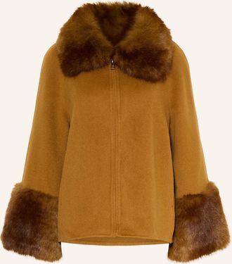Apparis Apparis Jacke Judie Mit Kunstfell braun