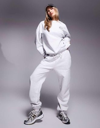 South Beach Pantalon de jogging à chevilles resserrées - Gris