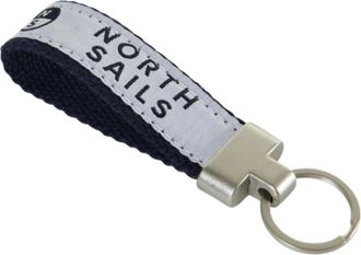 North Sails Femme, Accessoires, Blanc, Taille: ONE Size Tape Logo Keyring