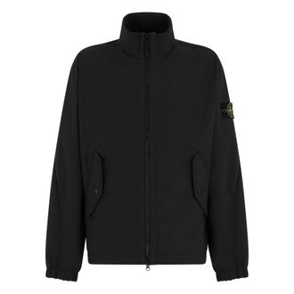 Stone Island Homme, Vestes, Noir, Taille: L Light Soft Shell-R Jacket
