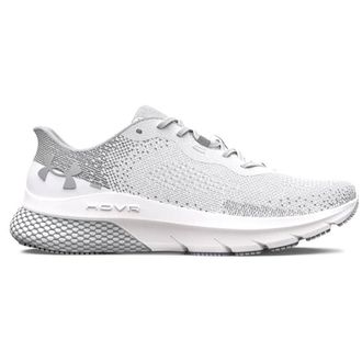Under Armour Damen HOVR Turbulence 2 Laufschuhe Neutralschuh White/White/Metallic Silver - Weiß 38,5