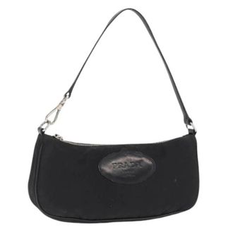 Prada Pre-owned Vintage Nylon Schultertasche - - Pre-owned - Damen - Schwarzk - ONE SIZE