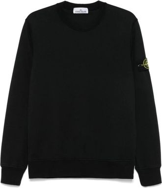 Stone Island Homme, Sweatshirts et sweats &agrave; capuche, Noir, Taille: M SweaT-shirt ras du cou noir Ss25