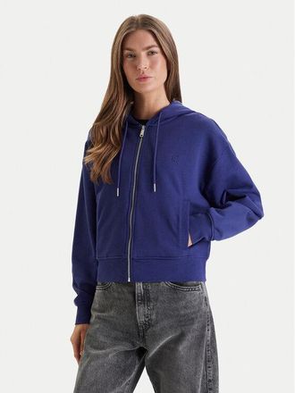Calvin Klein Jeans Sweatshirt Monogram LV047F208G Violett Relaxed Fit