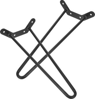 Valiclud 2 Stück Haarnadel Tischbeine Metallmöbelbeine für DIY Projekte Höhe und Langlebig für Couchtische Nachttische und Schreibtische