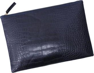 IFUNDOM Paquet Enveloppe Femme Mode Imprim&eacute; Alligator Bleu L&eacute;ger Solide Pour Soir&eacute;e F&ecirc;te Shopping Taille Pochette Compacte