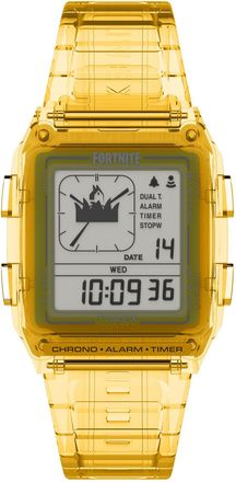 Timex Uhr Timex Q Timex Lca X Fortnite Chronograph TW2W96600 Gelb