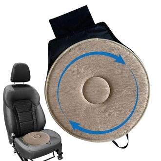 Generic Rotierendes Sitzkissen - Anti-Rutsch-360 Drehungsdesign, Automatisches Runde Scheibenkissen, Tragbares Autositzkissen, Bequeme Kindersitz-Zubeh&ouml;r | F&uuml;